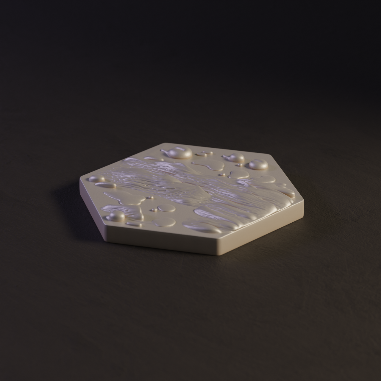 ♟ Hex Terrain Tile – Martian Landscape Segment for Terraforming Mars ...