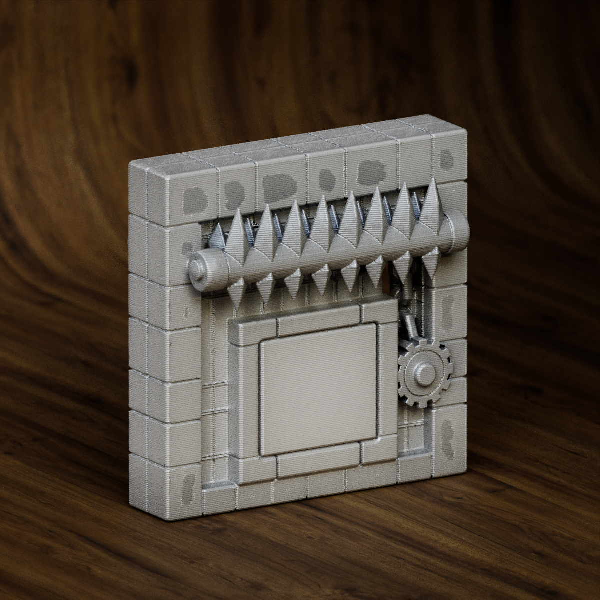 🪤 Dungeon Spike Trap Terrain Piece - Mechanical Gateway・ OBJ File for ...