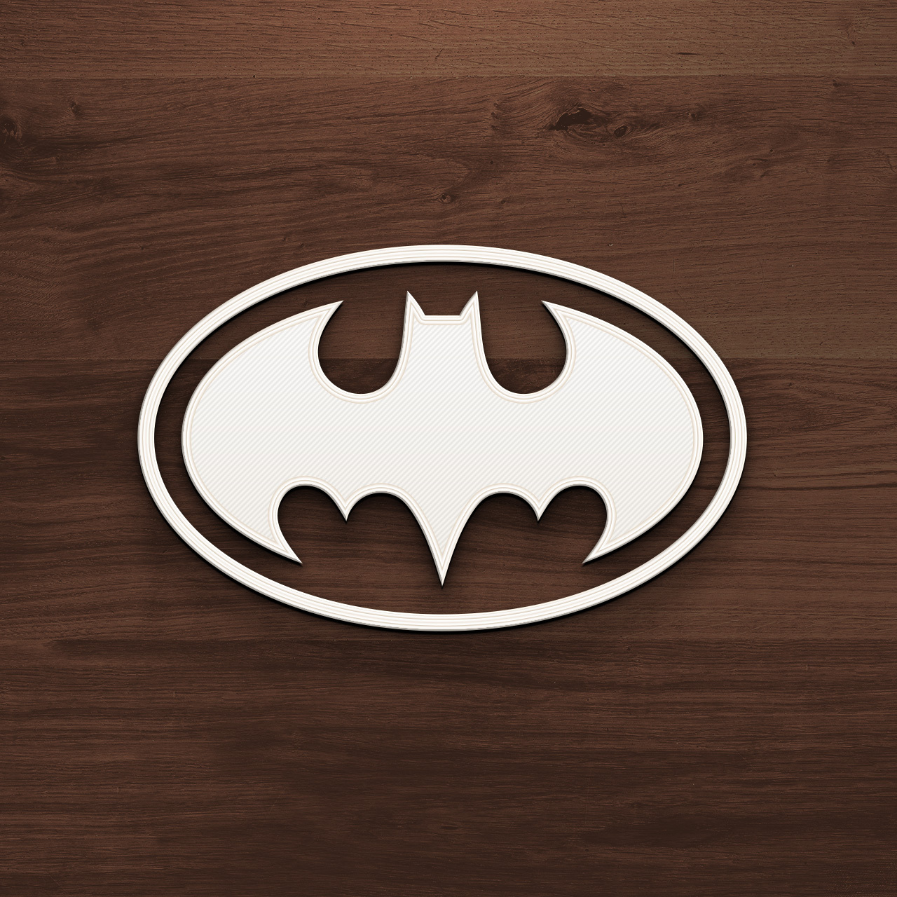 🎨 Batman Logo Wall Art - Iconic Superhero Emblem Decor・ 3D File for 3D ...