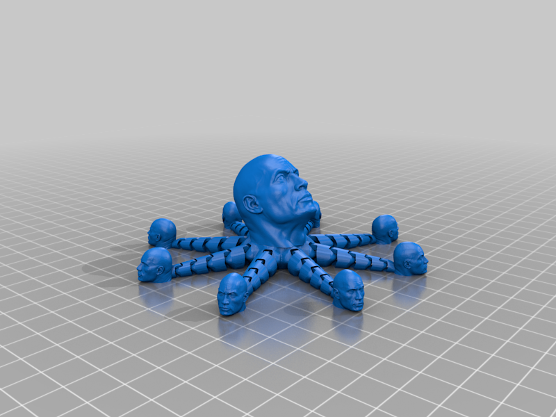 👽 octo-rocktopus・Free 3D File for ・Cults