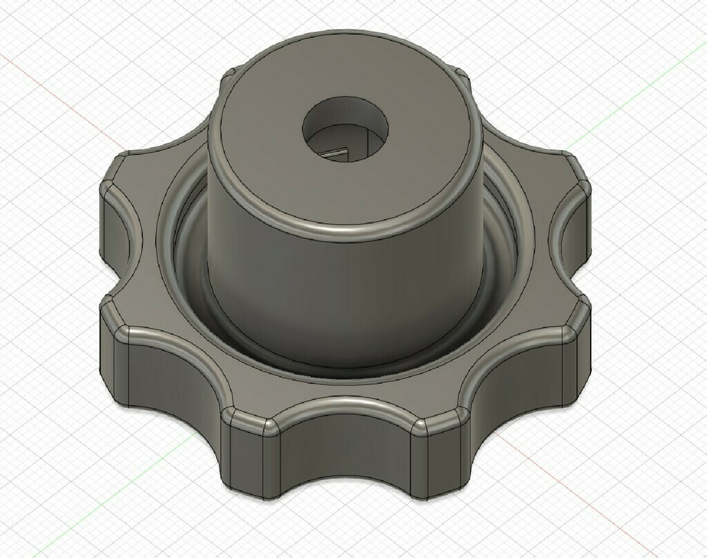 🛑 Manopola per dado/bullone M8 (con fermo) - Nut/bolt M8 knob (with ...