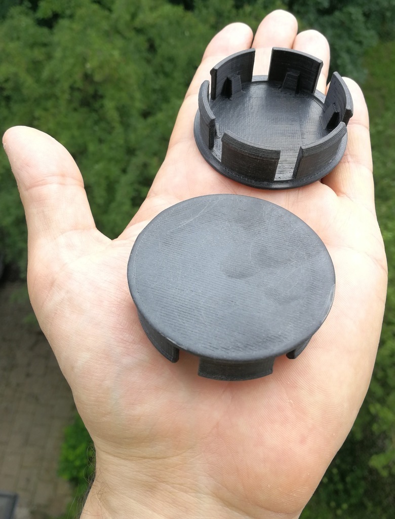🛞 Wheel center cap (no logo) (fits Honda, Volvo rims)・Free 3D File for ...