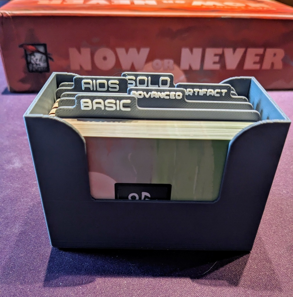 Free 3D file Index tabs for Now or Never Insert 👽 ・3D printer model to ...