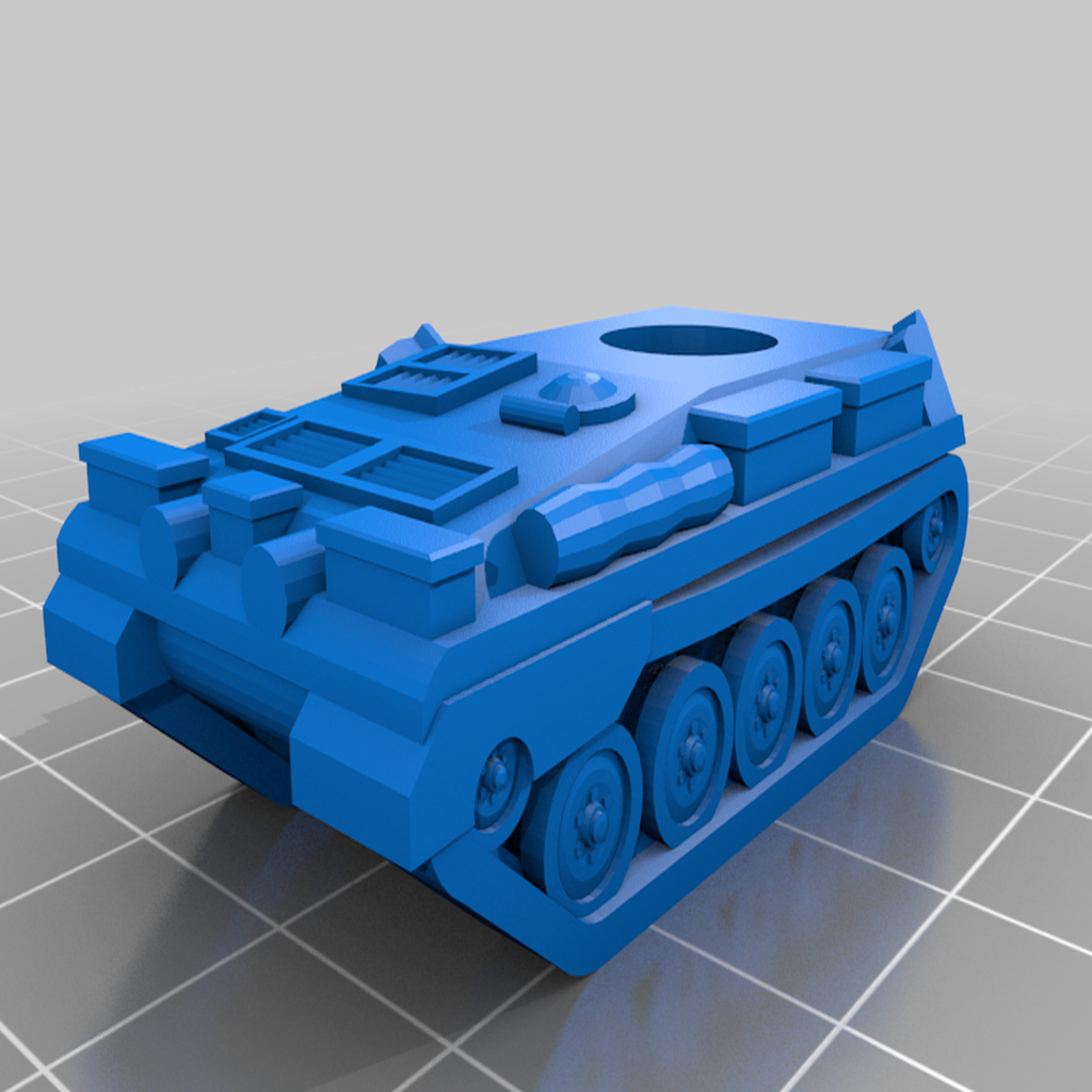 🎲 FV107 Scimitar for microarmor・Free 3D File for ・Cults