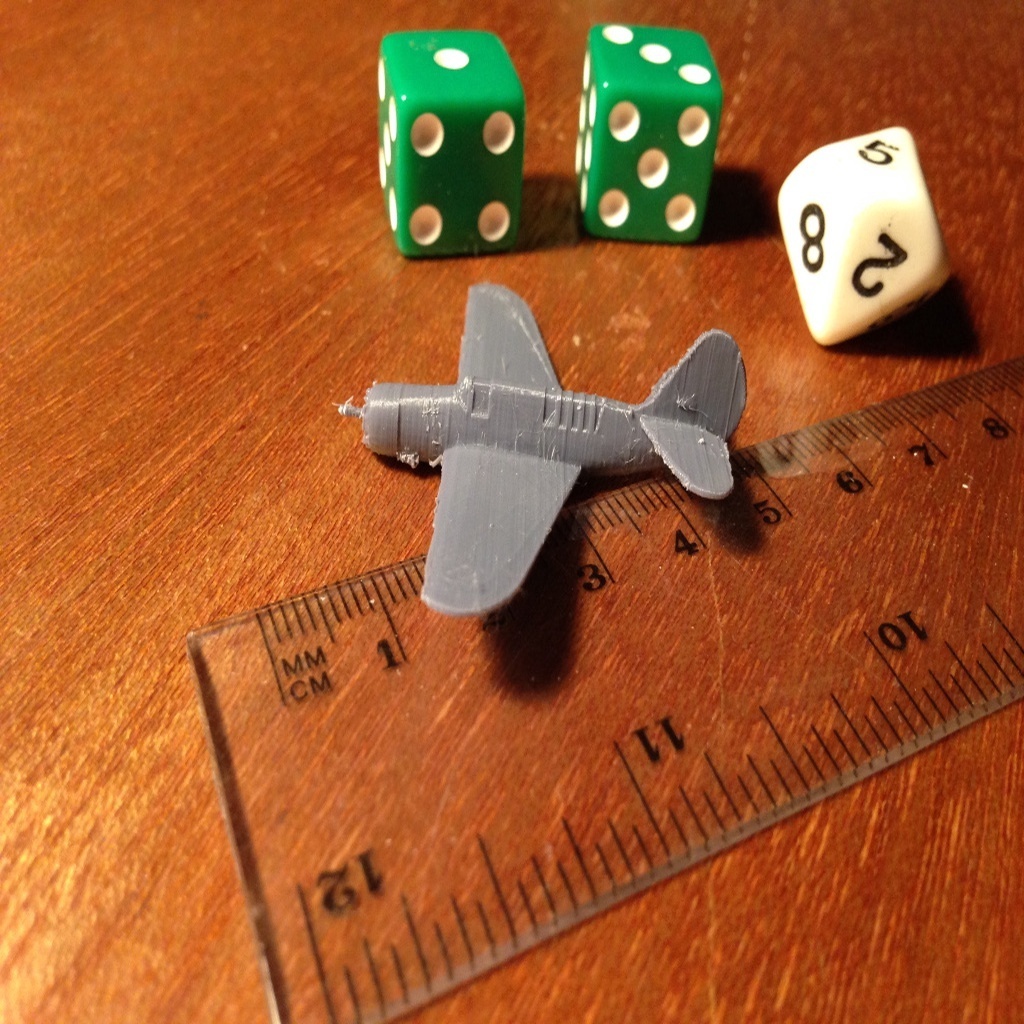 🎲 Curtiss SB2C Helldiver for microarmor・Free 3D File for ・Cults