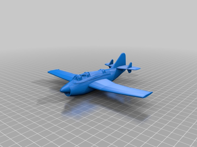 🎲 Fairey Gannet for microarmor・Free 3D File for ・Cults
