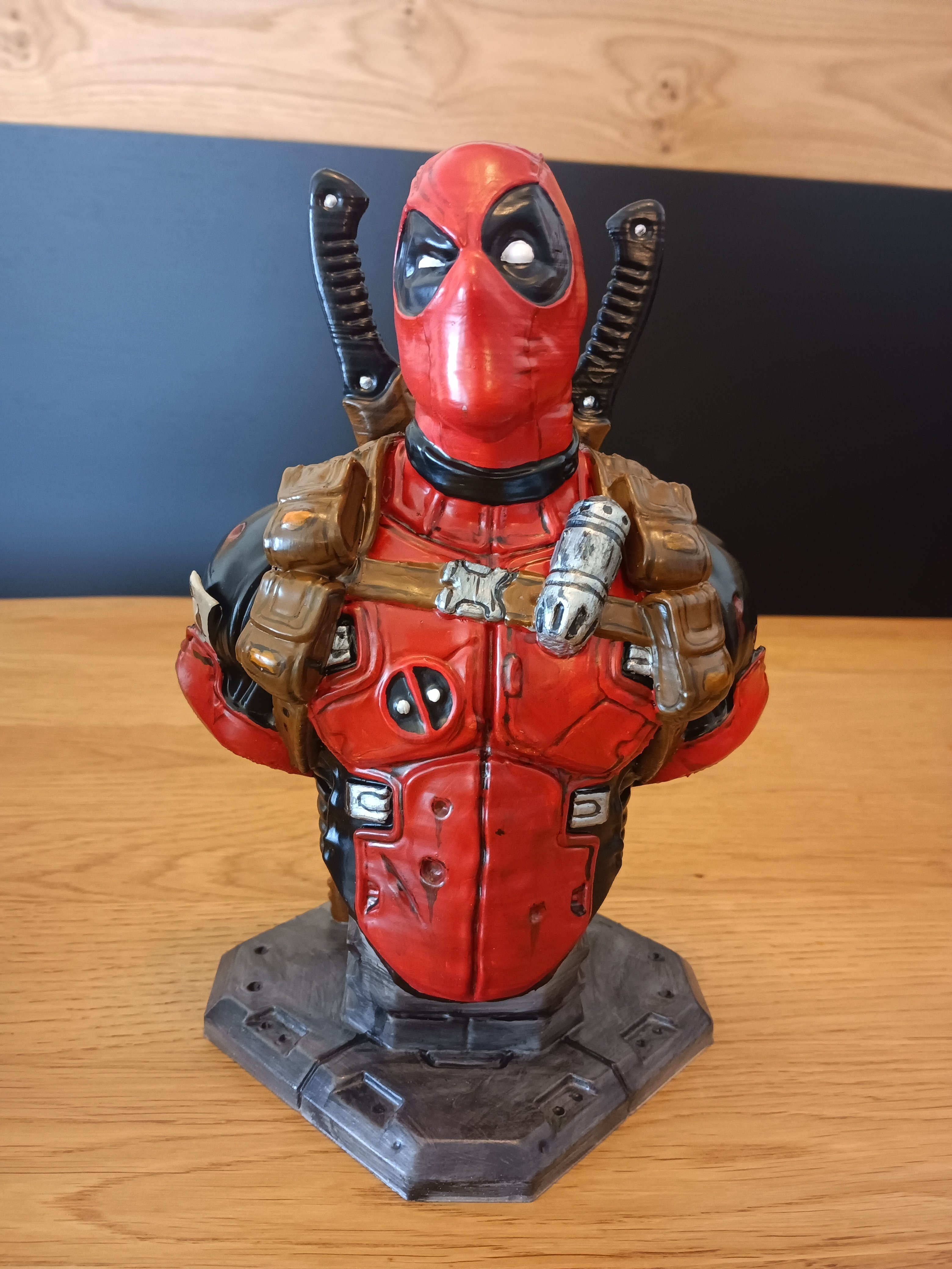 3D printing Deadpool bust (Remastered Supportless Edition) (fan art)・Cults