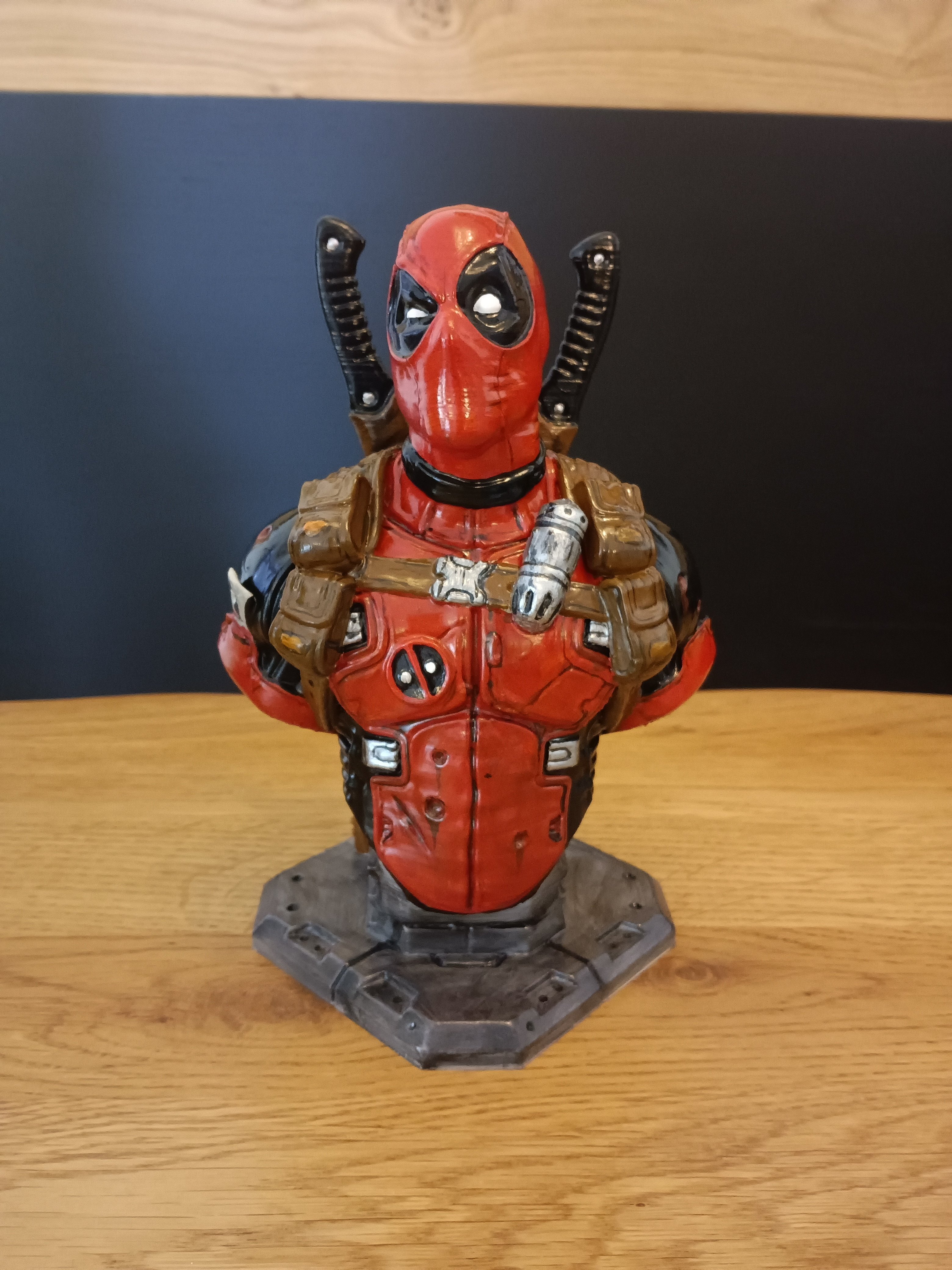 3D printing Deadpool bust (Remastered Supportless Edition) (fan art)・Cults