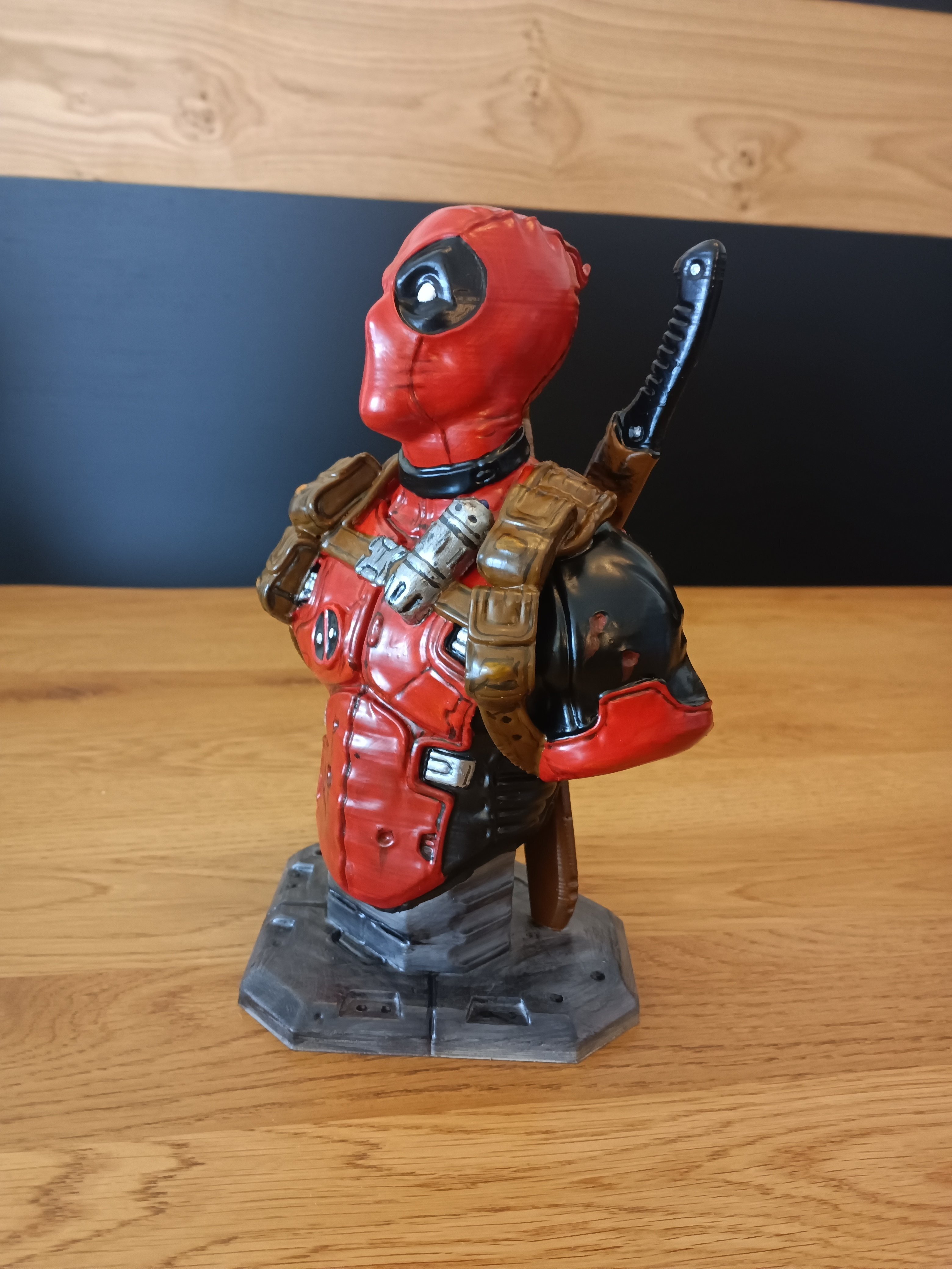 3D printing Deadpool bust (Remastered Supportless Edition) (fan art)・Cults
