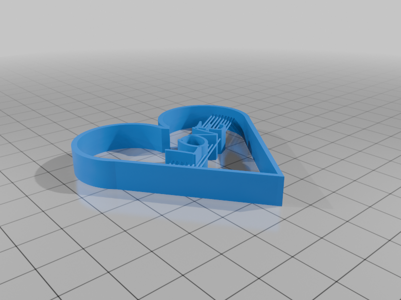 ️‍🔥 Love on a Heart String・Free 3D File for ・Cults