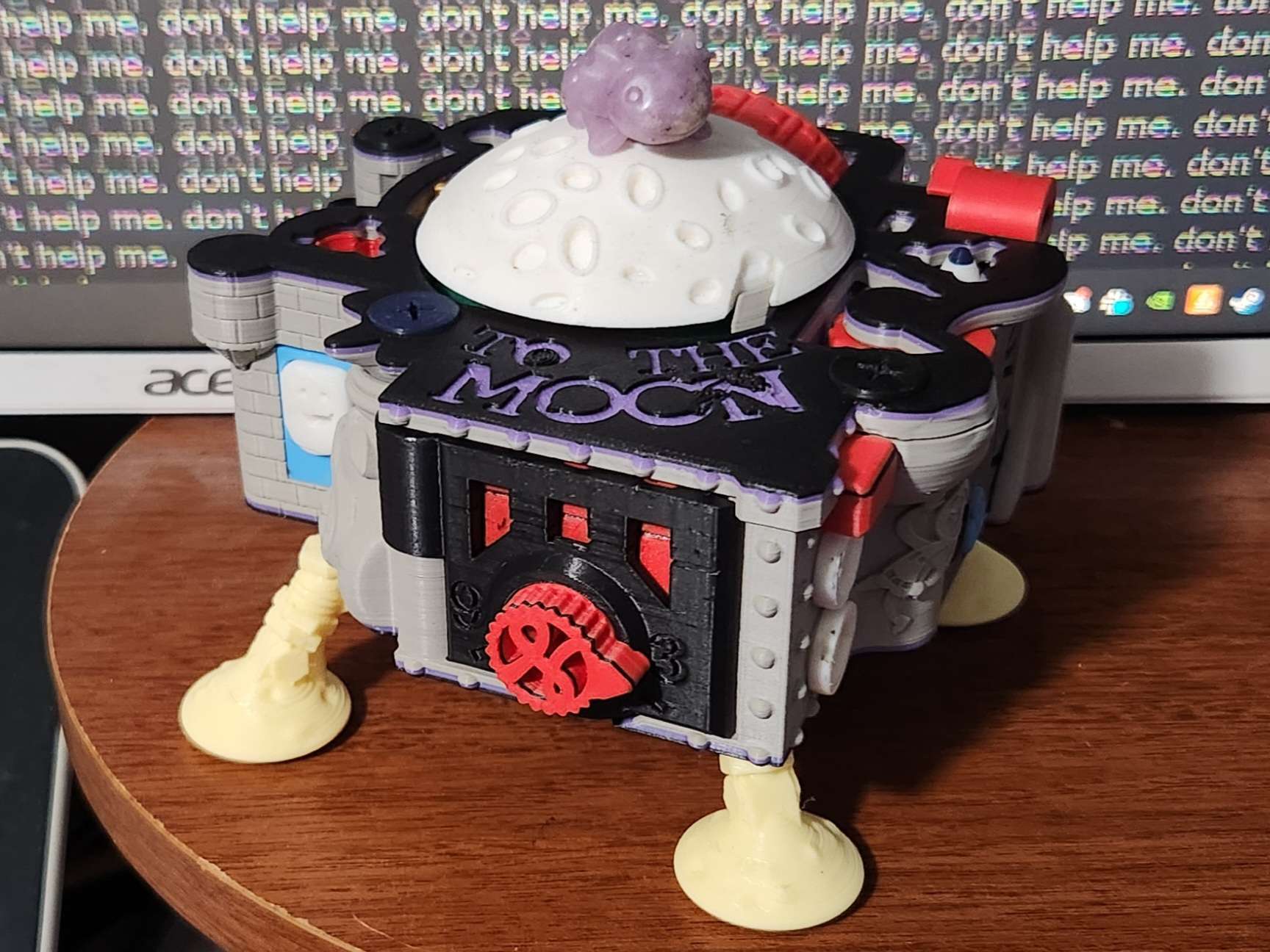 🌙 To The Moon Puzzle Box by Leisure Luke・3D Print・Cults