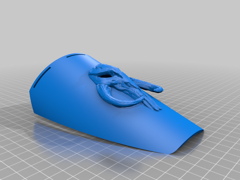 Single Mandalorian Shoulder w/ Mythosaur・Free 3D File for ・Cults