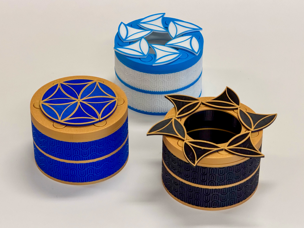 🔝 Mechanical Spinning Top Box・Free 3D File for ・Cults