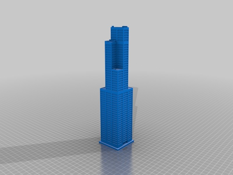 🏗️ Destructible Building 1・Free STL File for 3D printing・Cults