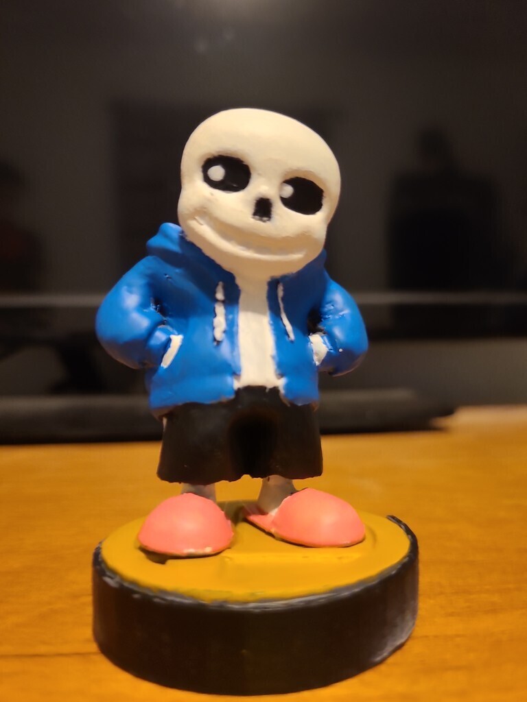 Free 3D file Sans Amiibo 🧞‍♂️ ・3D printable object to download・Cults