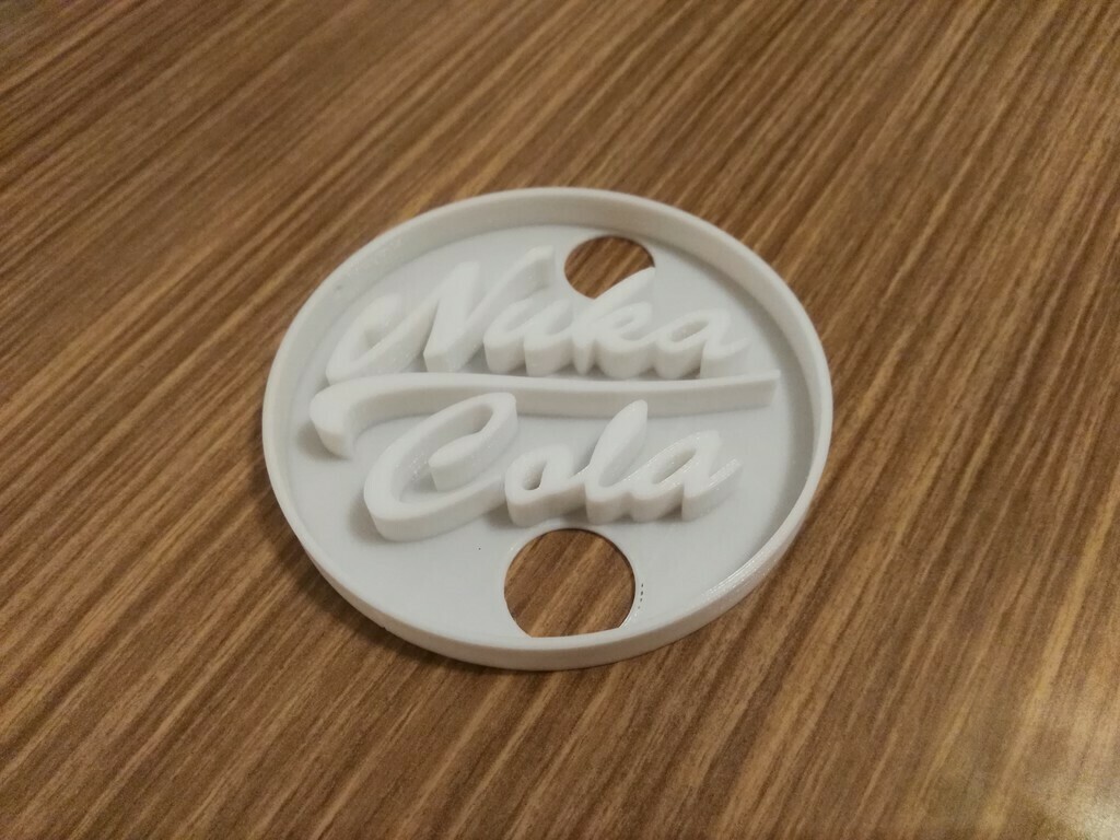 🍔 Fallout Nuka Cola Coaster・Free 3D File for ・Cults