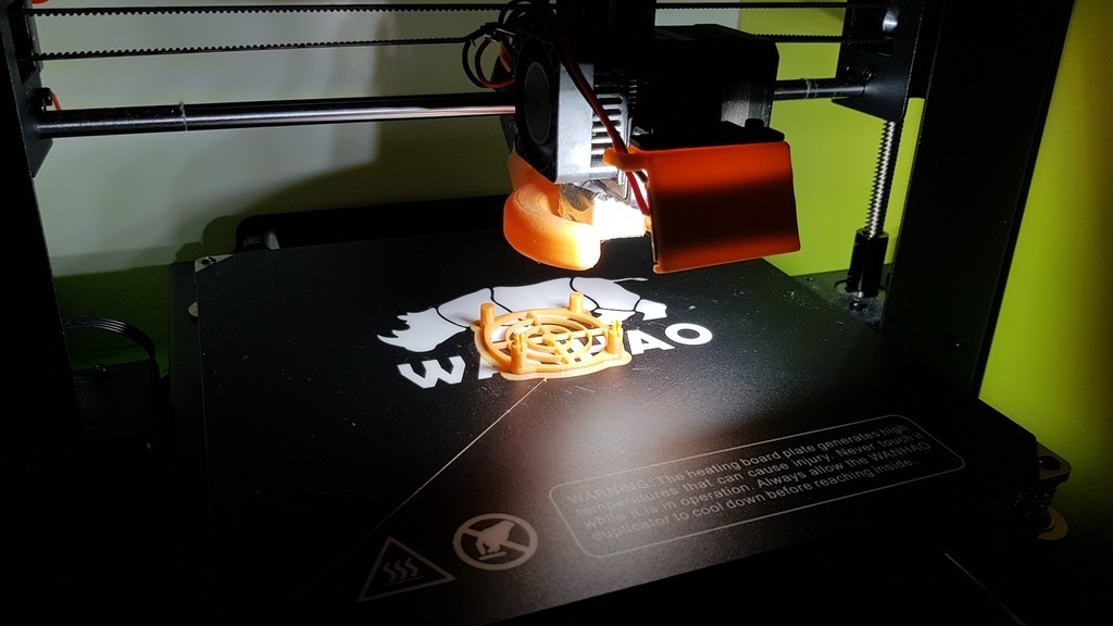 Распечатать в 3D работу 40mm Snap-On Fan Guard with more airflow and ...