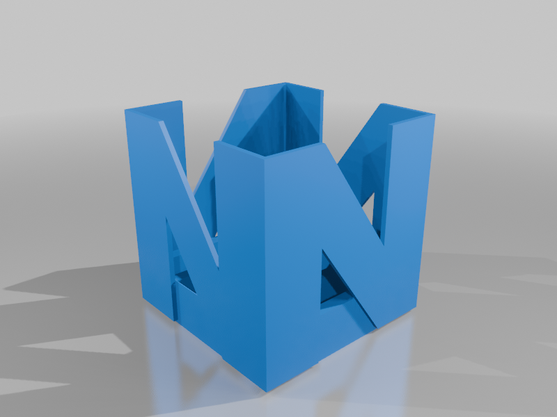 🎮 Stackable N64 Logo Cartridge Shelf・Free 3MF File for 3D printing・Cults
