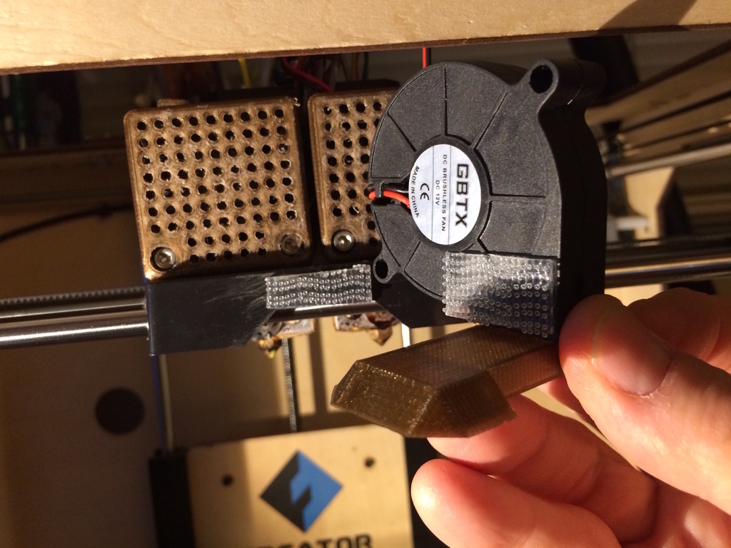 Free 3D file Stupid Simple Downward Cooling fan duct 🔧 ・3D printable ...