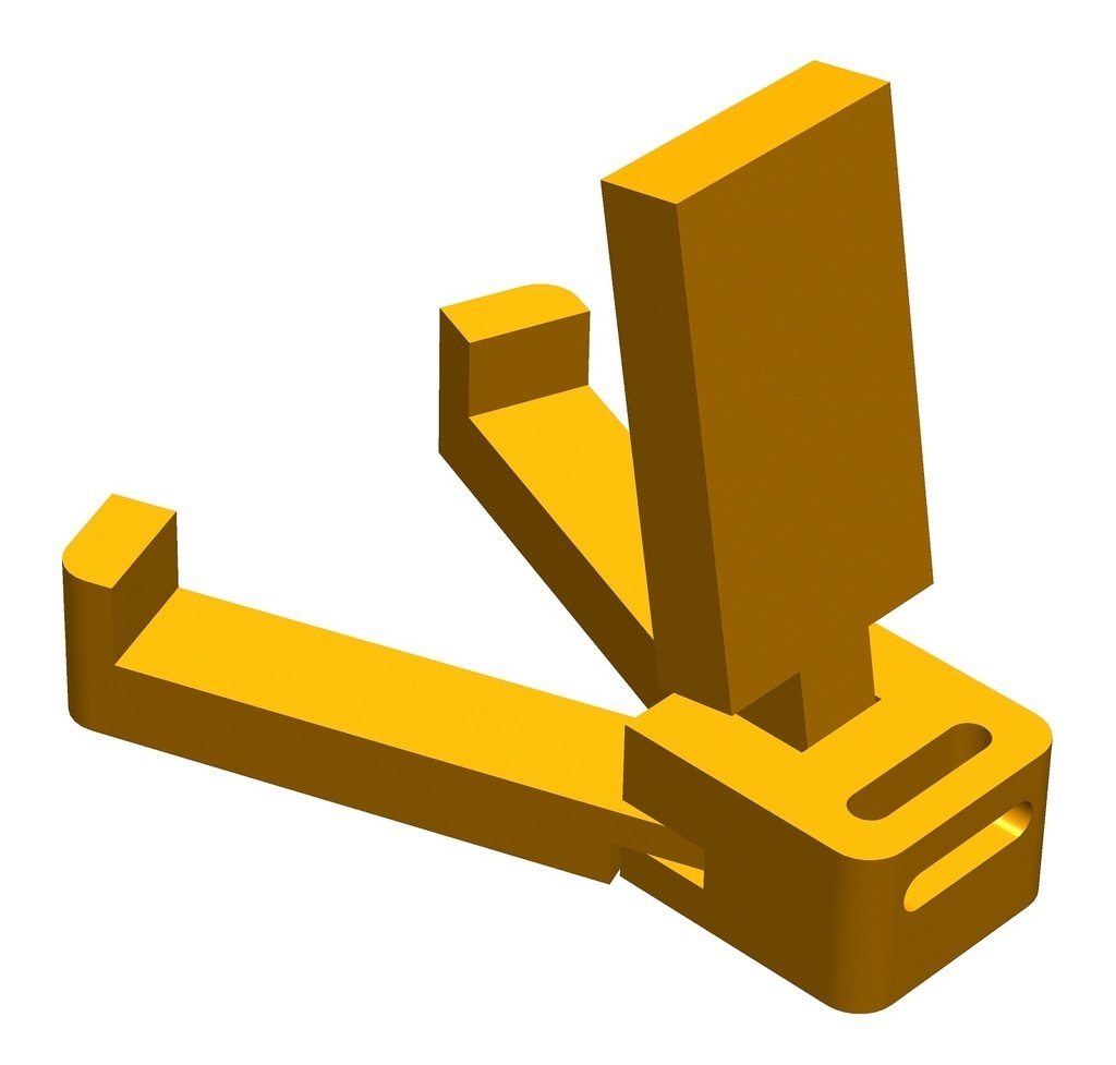 🗝️ Mobile Stand Keychain・Free STL File for ・Cults