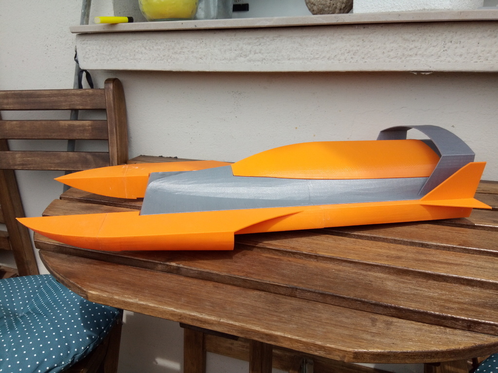 Free 3D file Hydro Alpha - Printable Rc Hydroplane Boat 🛥️ ・3D print ...