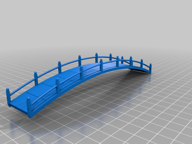 🌉 traditional bridge・Free STL File for 3D printing・Cults