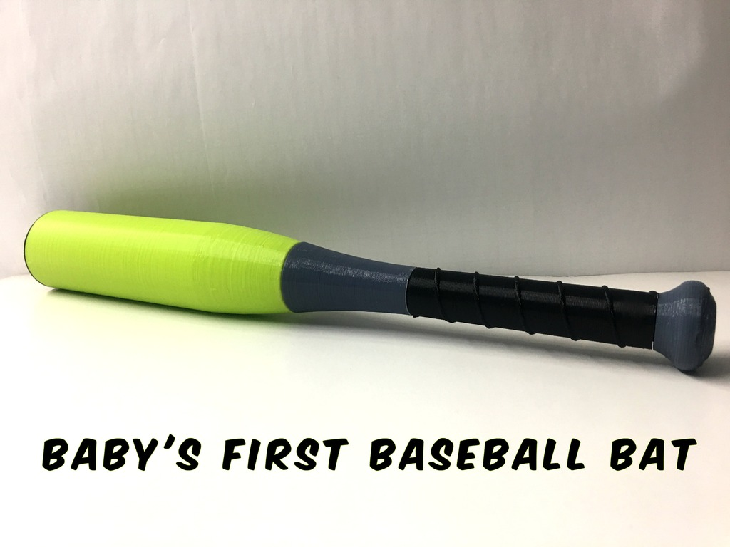 ⚾ Baby's First Baseball Bat・Free 3D File for ・Cults