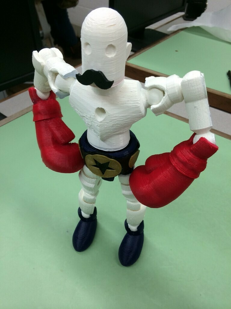 Free 3D file Boxer Bot 🤖・3D printer design to download・Cults