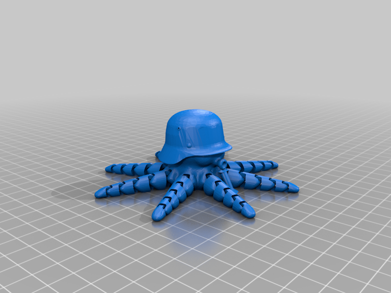 🐙 tactical octopus・Free 3D File for ・Cults