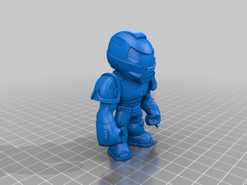 Free Stl File Doom Quake 3 Arena Mini Figure 👾 ・3d Printing Idea To
