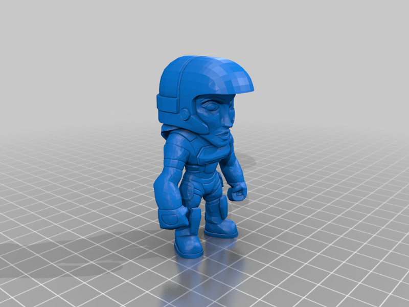 👫 Shelly "Bombshell" Harrison | Mini-figure・Fichier STL Gratuit pour ・Cults