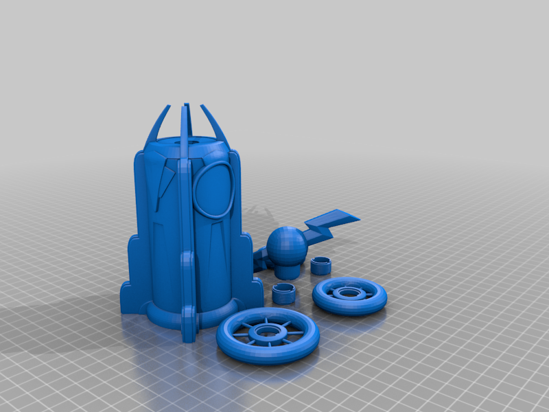 🔩 Electro Bolt Plasmid・Free STL File for ・Cults