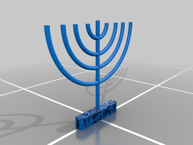 🕎 Menorah (Hanukkah)・Free 3D File for ・Cults