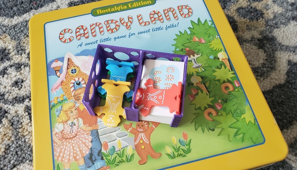 Free 3D file Candy Land Retro Card Holder 🍬 ・3D printable model to ...