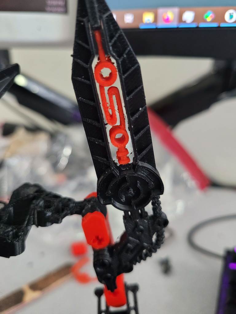 🏗 Bionicle Skrall Wing/Sword・Free 3D File for ・Cults