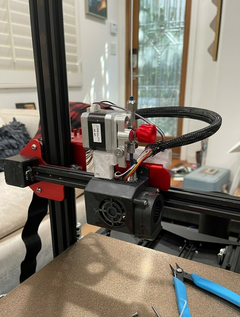 🔧 CR10S Pro V2 DirectDrive Bracket for MicroSwiss Direct Drive Extruder- EASY MOUNT, NO MOTOR ...