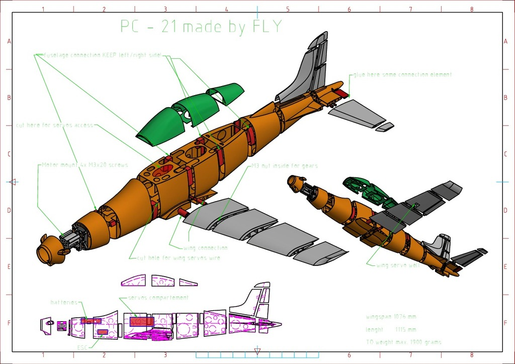 ️ Pilatus PC21・Free 3D File for ・Cults