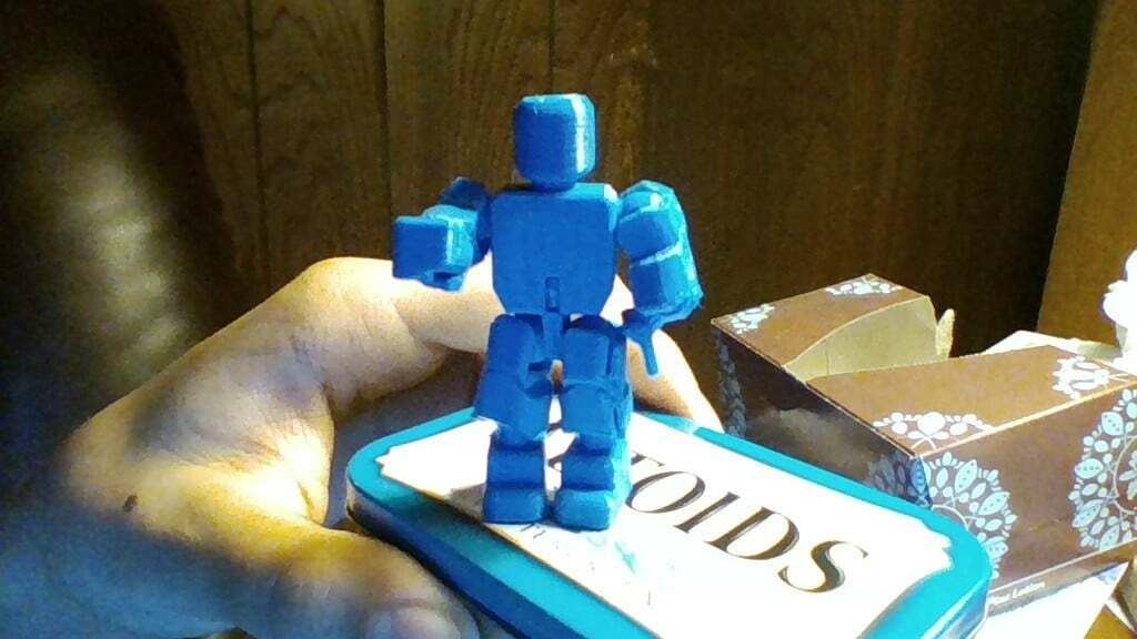 3D print Action Figure - Open Source - snaps together - prints without ...