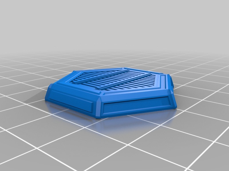 🧸 Mechbay Hex Base・Free STL File for ・Cults