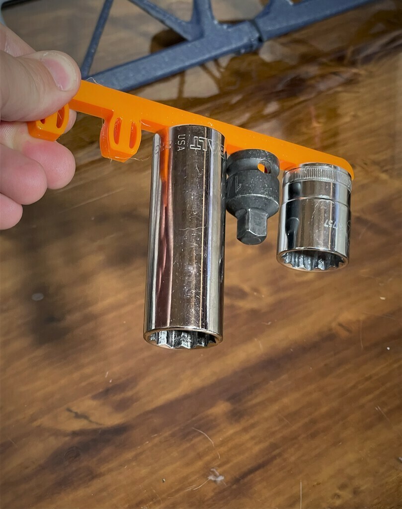 📦 Pocket Socket Bar - 1/2in Drive・Free STL File for ・Cults