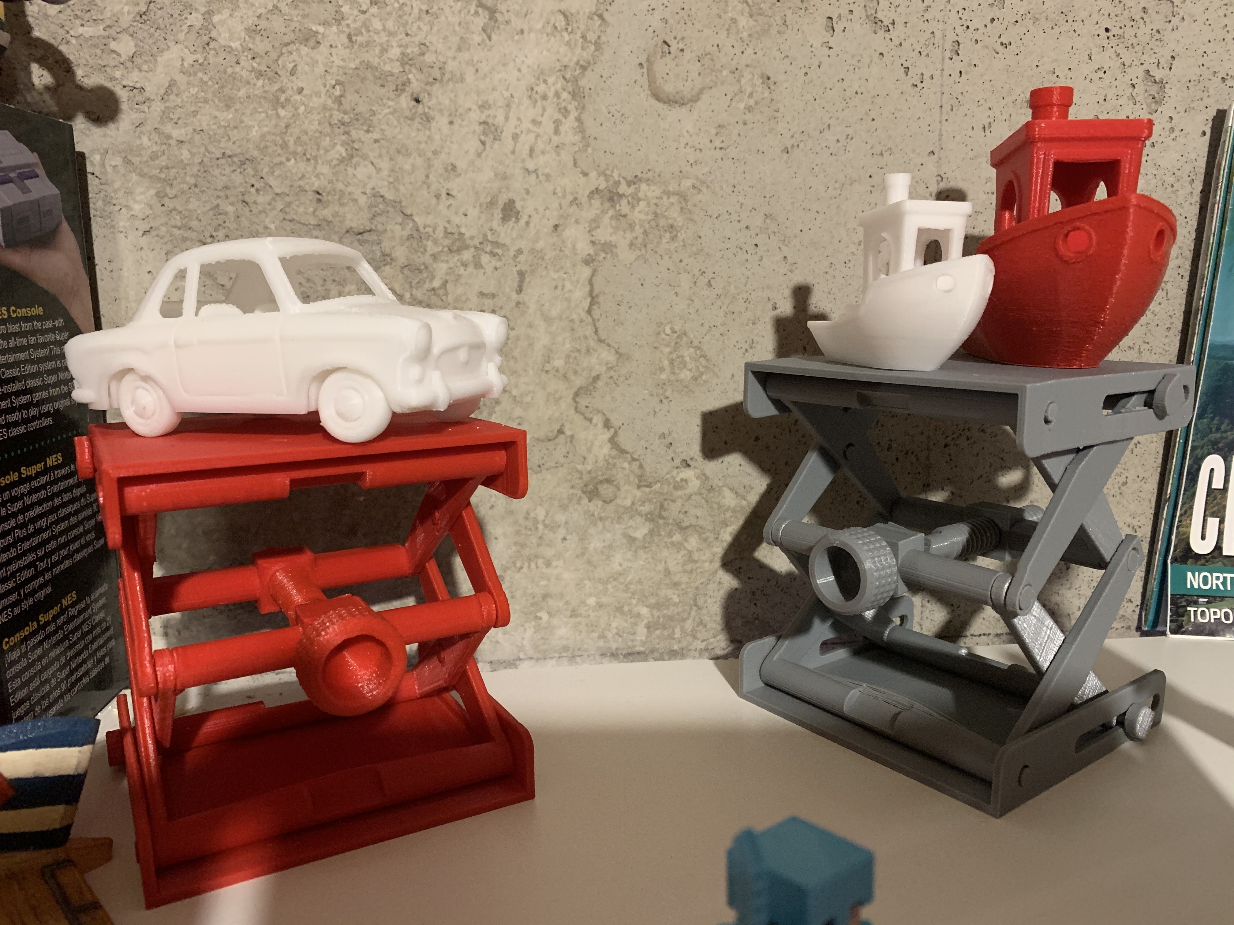 3D printable Platform Jack [Fully Assembled, No Supports]・Cults