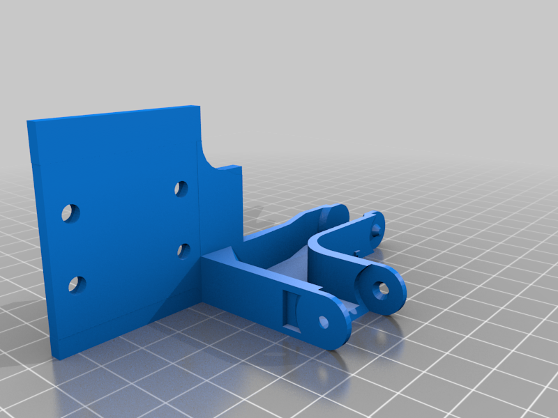 🪢 Creality Ender 3 V2 Slim Drag Chain Mount mit Filament Sensor・Kostenlos 3D Datei für ・Cults