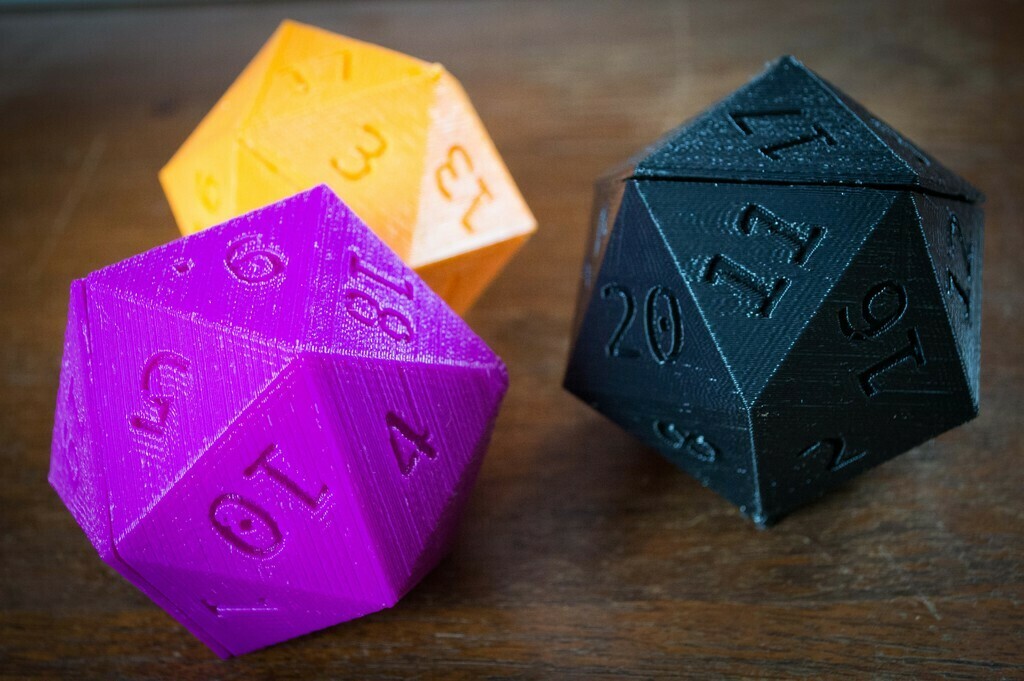 🎲 Die of Holding! New and Improved d20 Swivel Top Magnetic Latch・Free ...