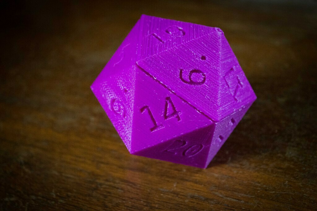 🎲 Die of Holding! New and Improved d20 Swivel Top Magnetic Latch・Free ...