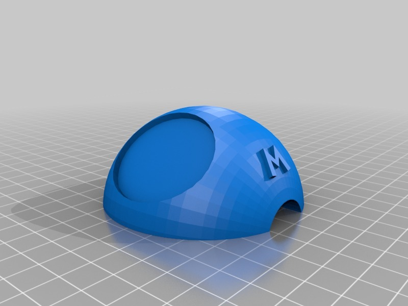 🧲 Fixed 'M' Masterball, with magnetic clasp・Free 3D File for ・Cults