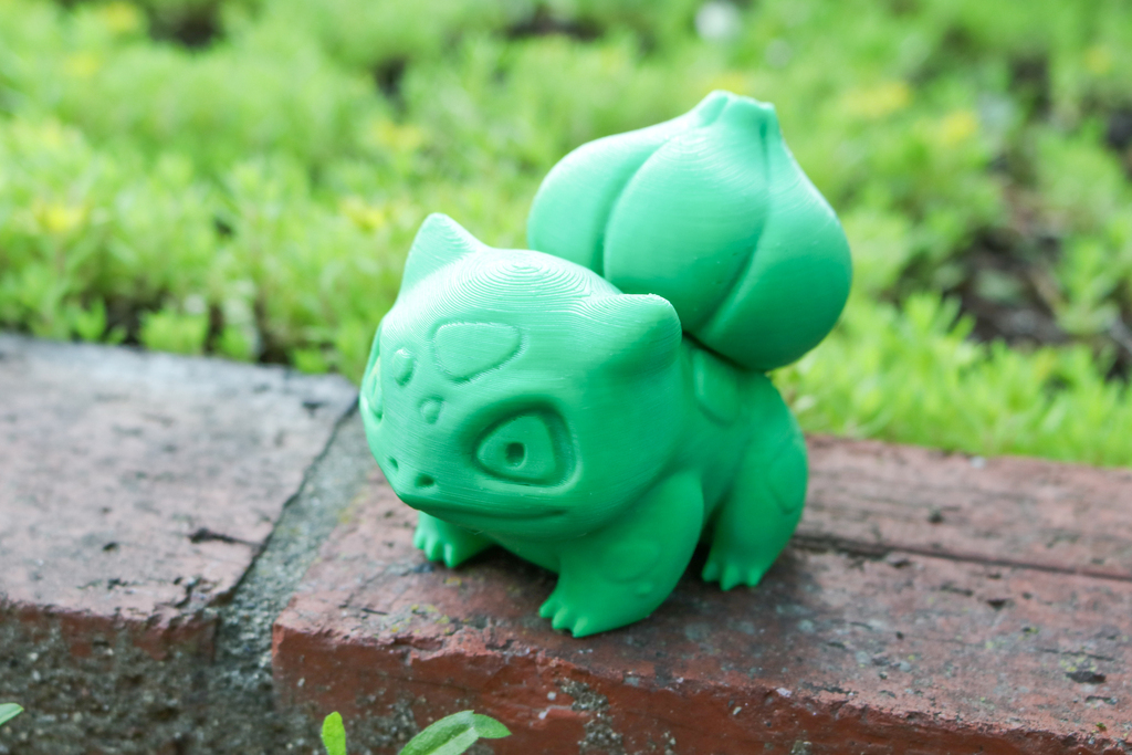 🐉 High-Poly Realistic Bulbasaur・Free 3D File for ・Cults