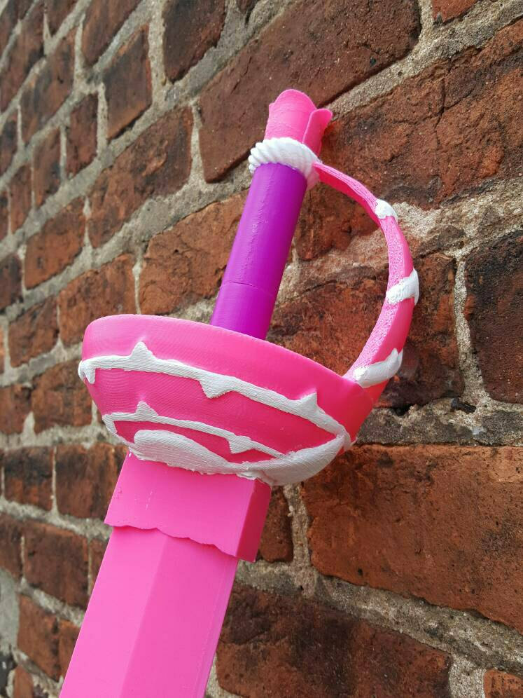 🌹 Rose Quartz's Sword from Steven Universe!・Free 3D File for ・Cults