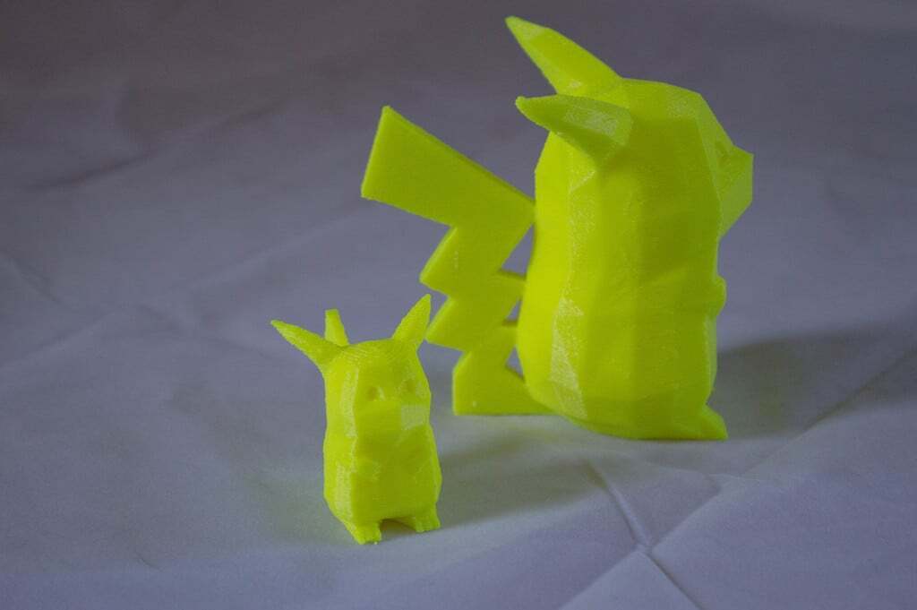 3D printed Low-Poly Pikachu Pokemon・Cults