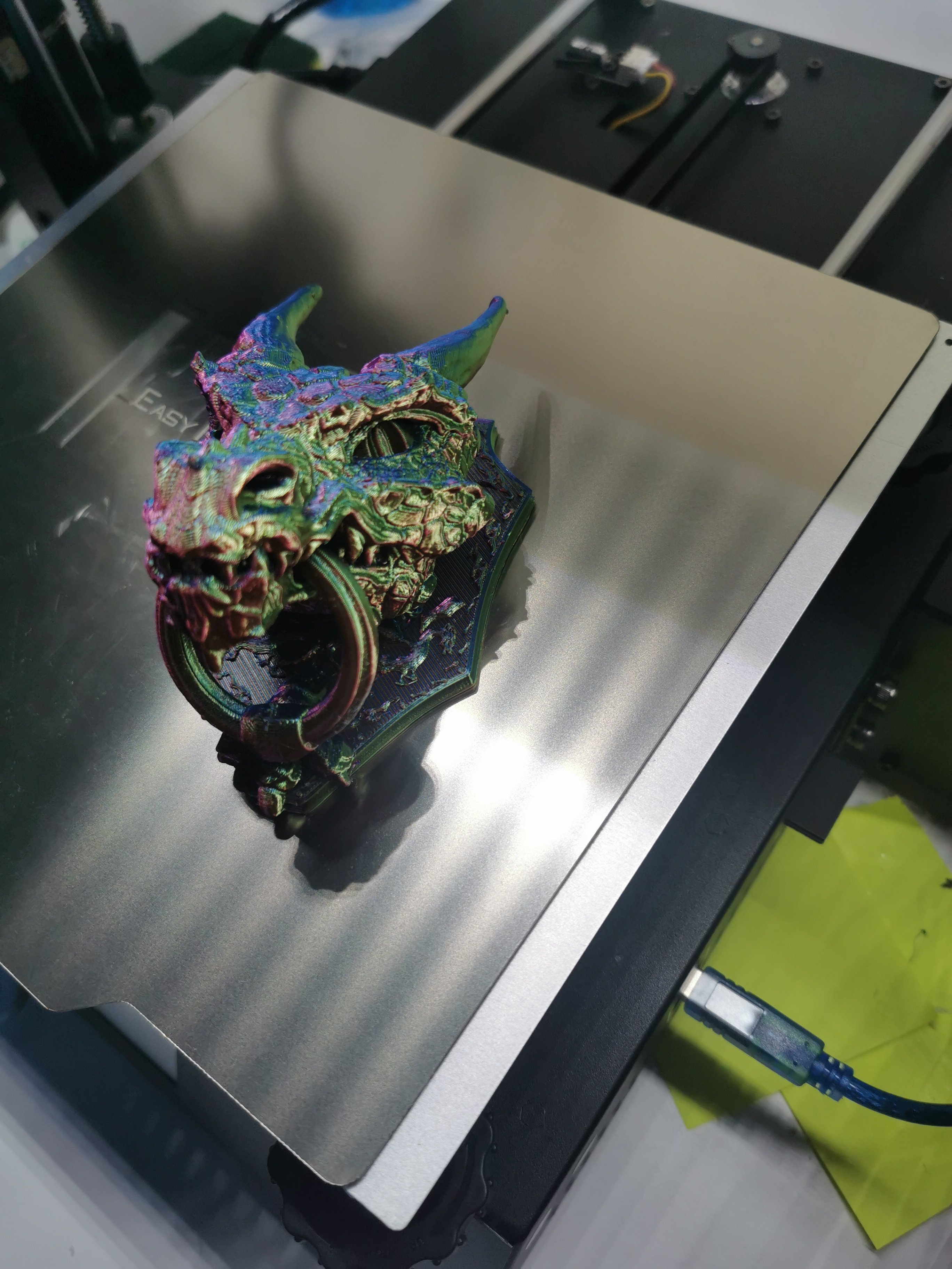 3D printing Dragon Door Knocker・Cults