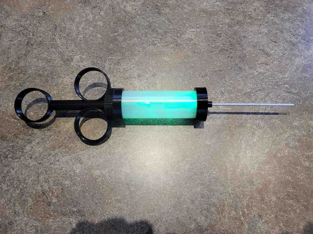 💉 Glowing Syringe for Plague Doctor or Mad Scientist・Free STL File for ...